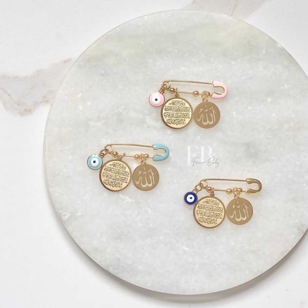 Islamic 3 Charm Pin – ForeverBabyCo